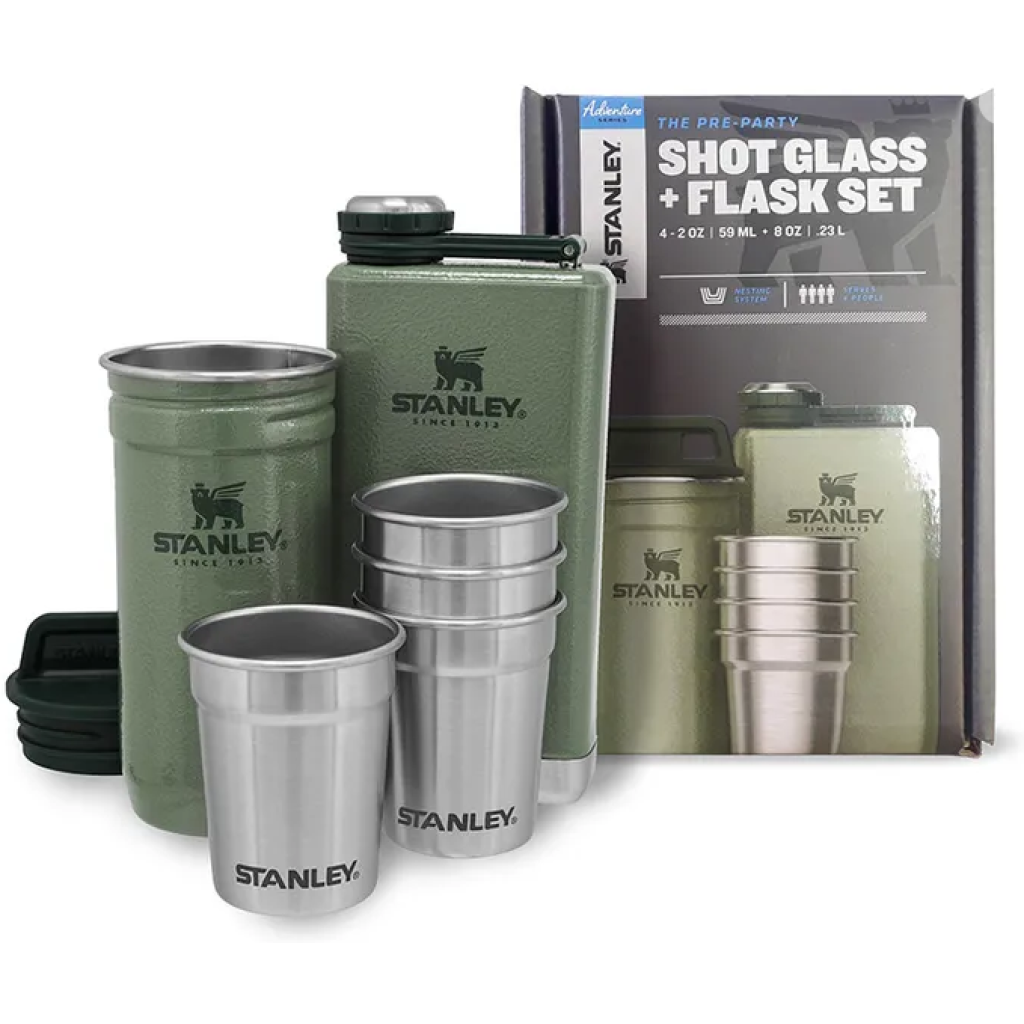Stanley Adventure Hip Flask & Shot Glass Set | TreknTravel
